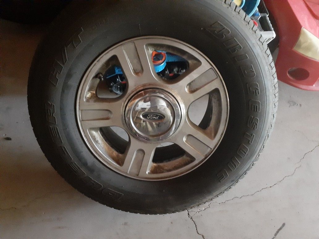 17'' inch Ford rims and tires including spare for Sale in LOS RNCHS ABQ ...