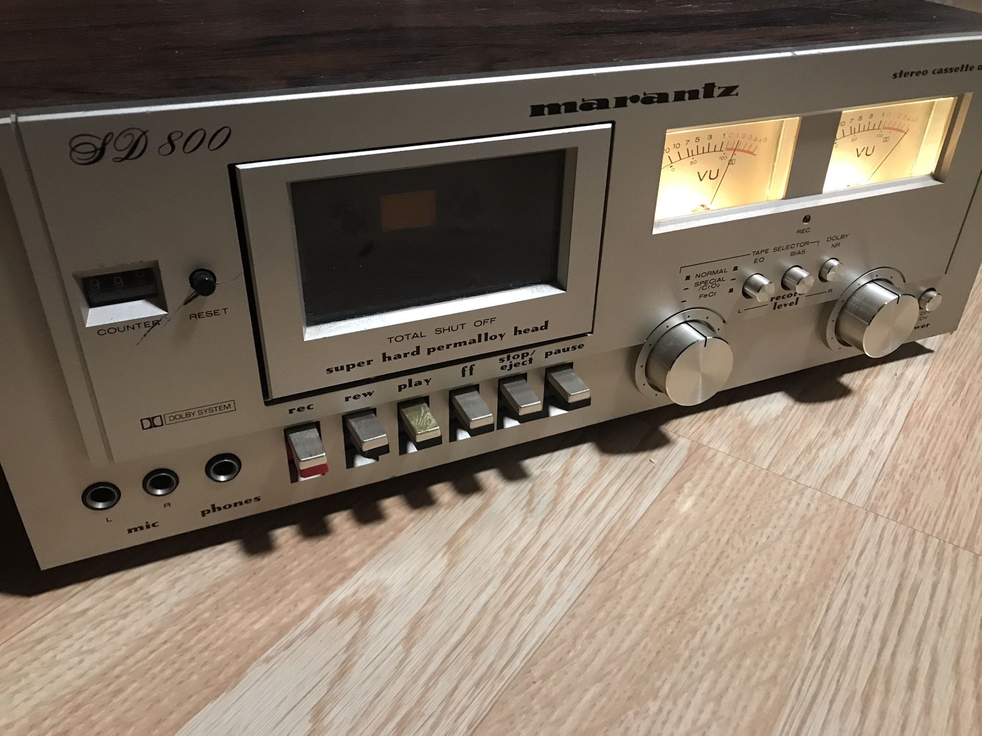 Marantz Champagne Face Series Stereo Cassette Deck SD800 for Sale in ...