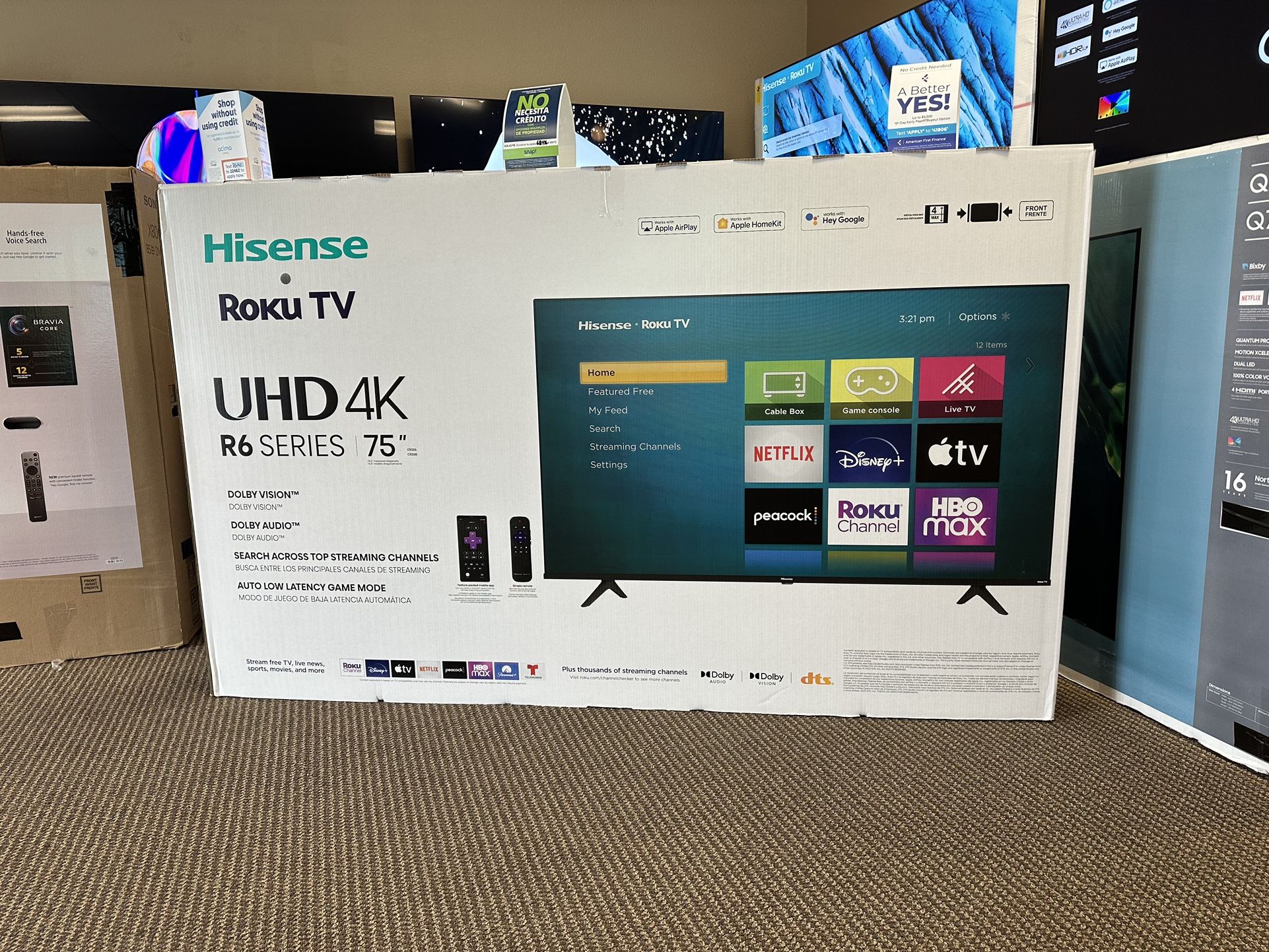 75”Hisense Roku Smart 4K TV for Sale in Houston, TX - OfferUp
