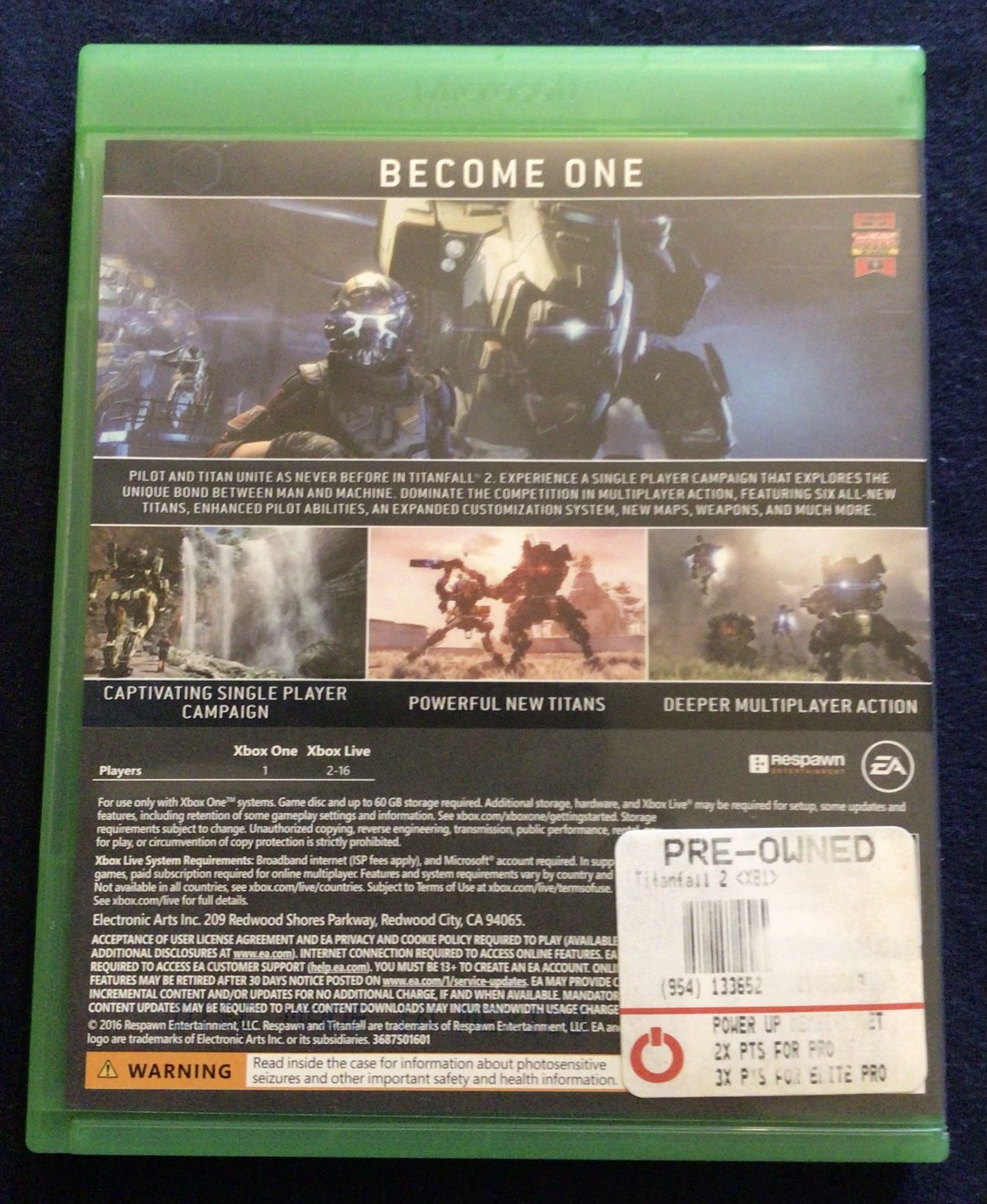 Titanfall Xbox One Cover