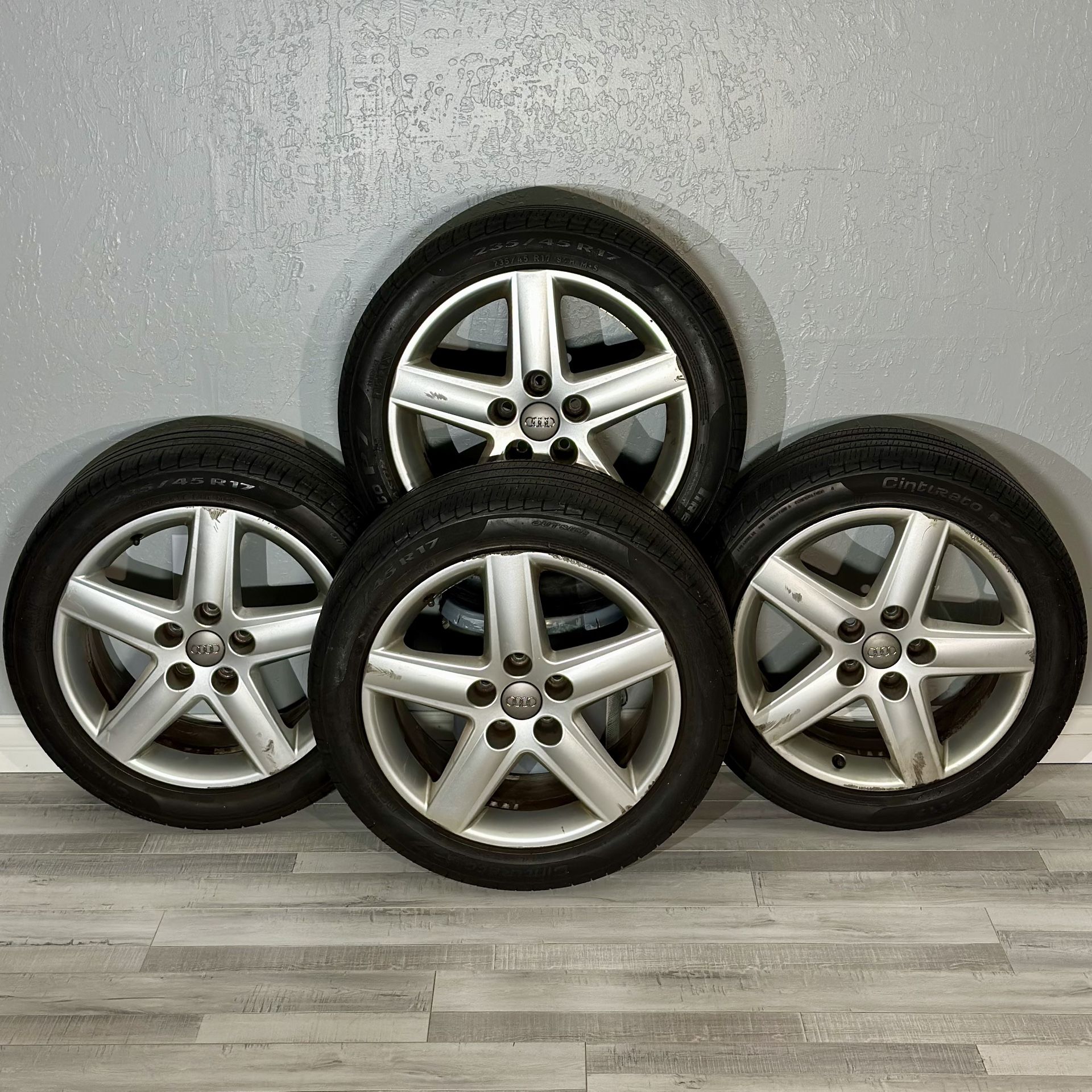 02-11 Audi A4 A6 S4 Avant Quattro Cabriolet 17" OEM Wheels Rims Tires ...