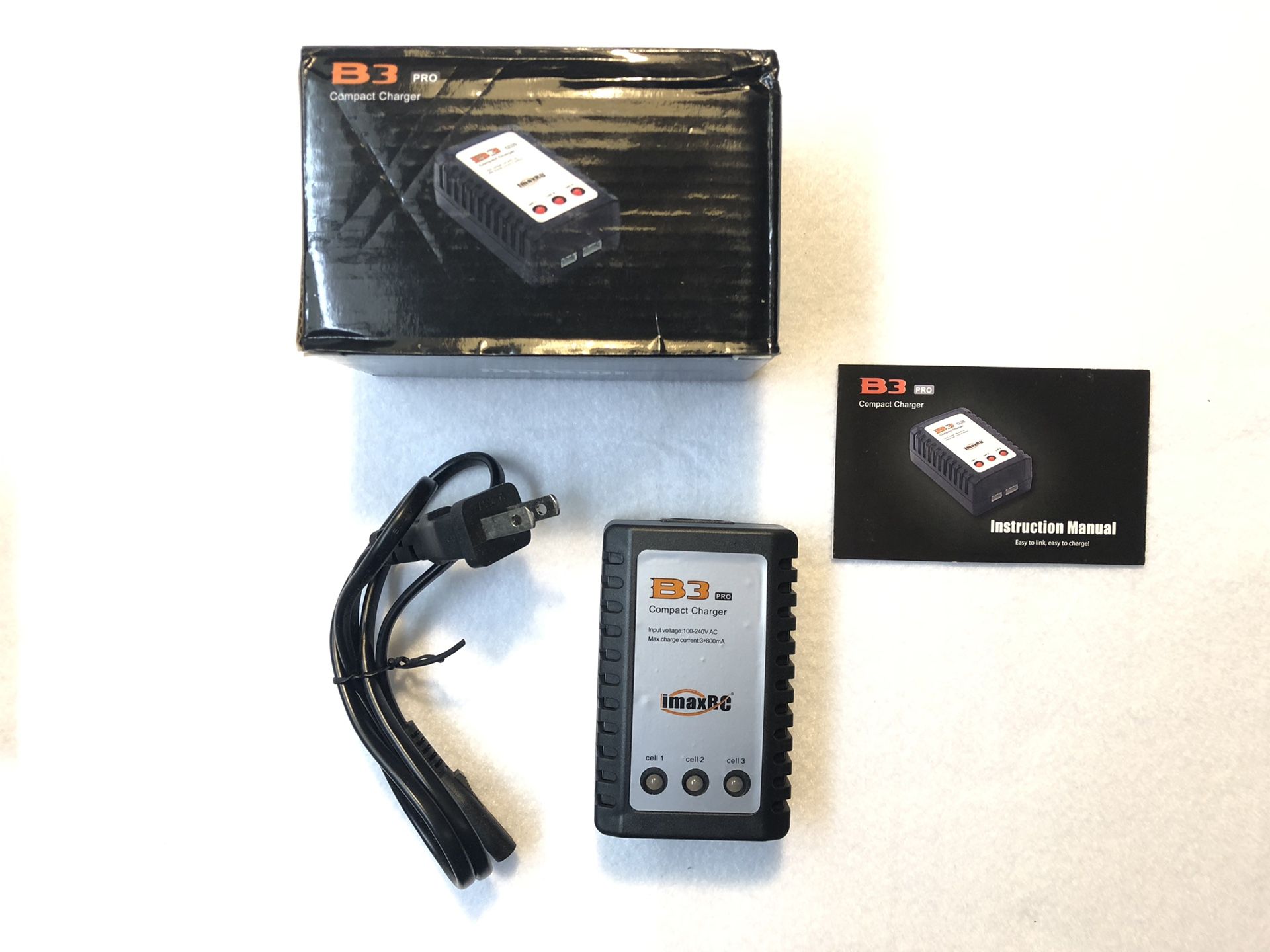 iMaxRC iMax B3 Pro Compact 2S 3S Lipo Balance Battery Charger For RC ...