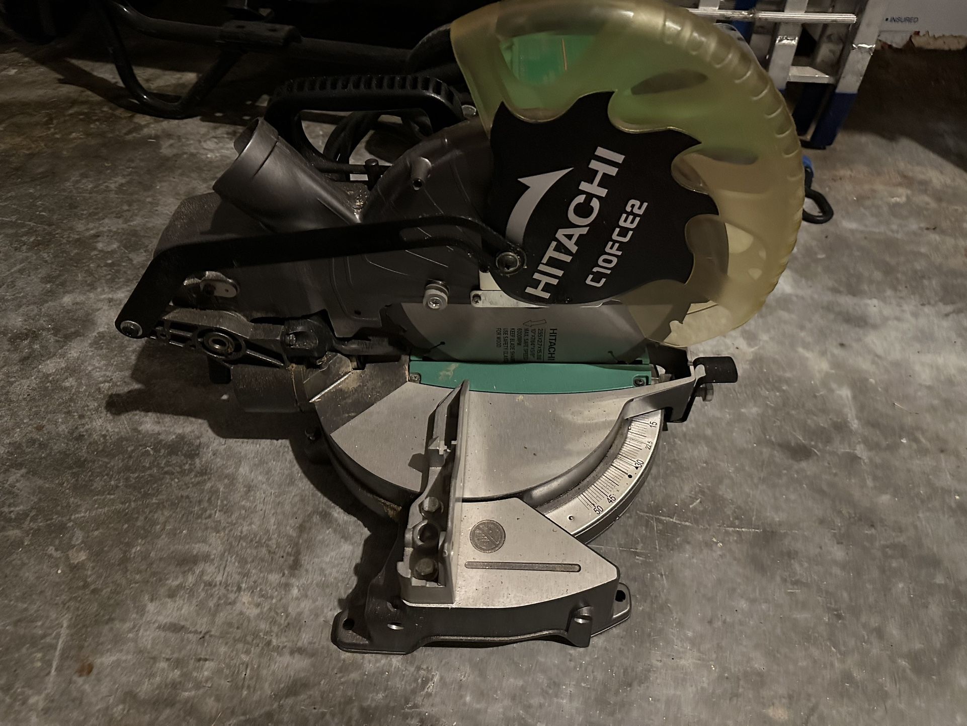 Hitachi C10FCE2 Single Bevel Compound Miter Saw for Sale in Bonney Lake ...