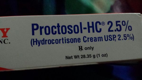 Proctosol hc 2.5 hydrocortisone cream rx 2 tubes each 1oz for Sale in ...