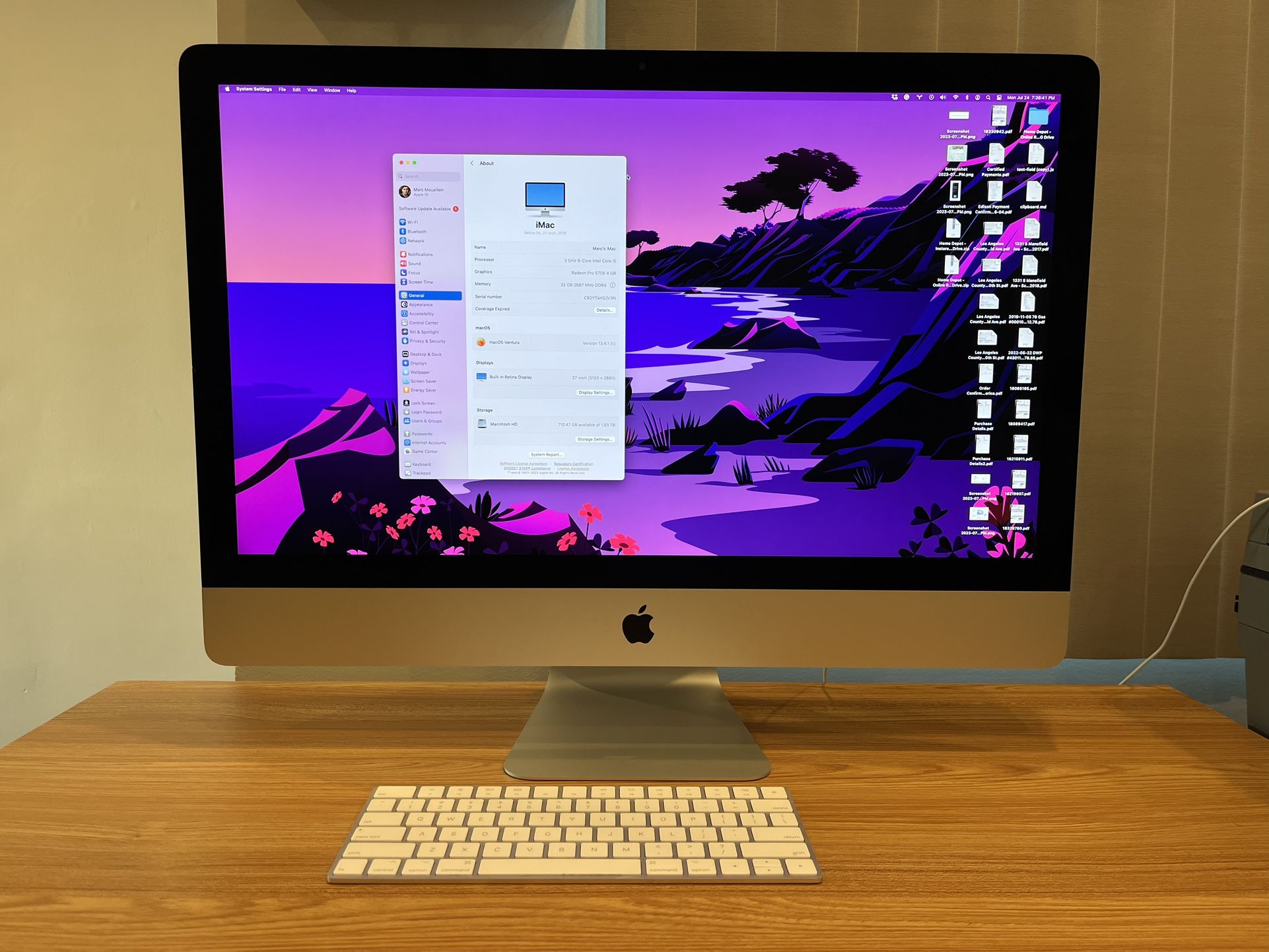 iMac Retina 5K, 27-inch, 2019 for Sale in Santa Monica, CA - OfferUp