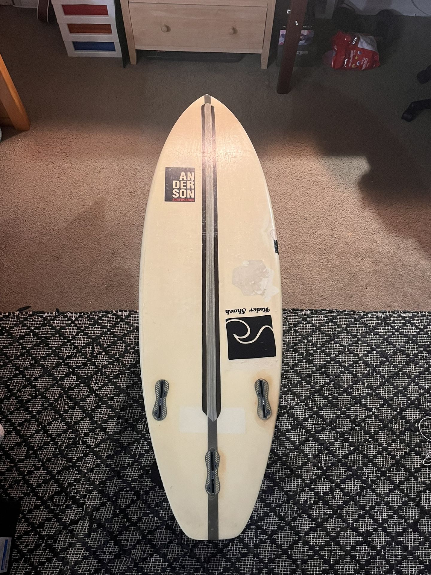 5,2 Anderson Fiberglass Shortboard Surfboard for Sale in Santa Monica ...