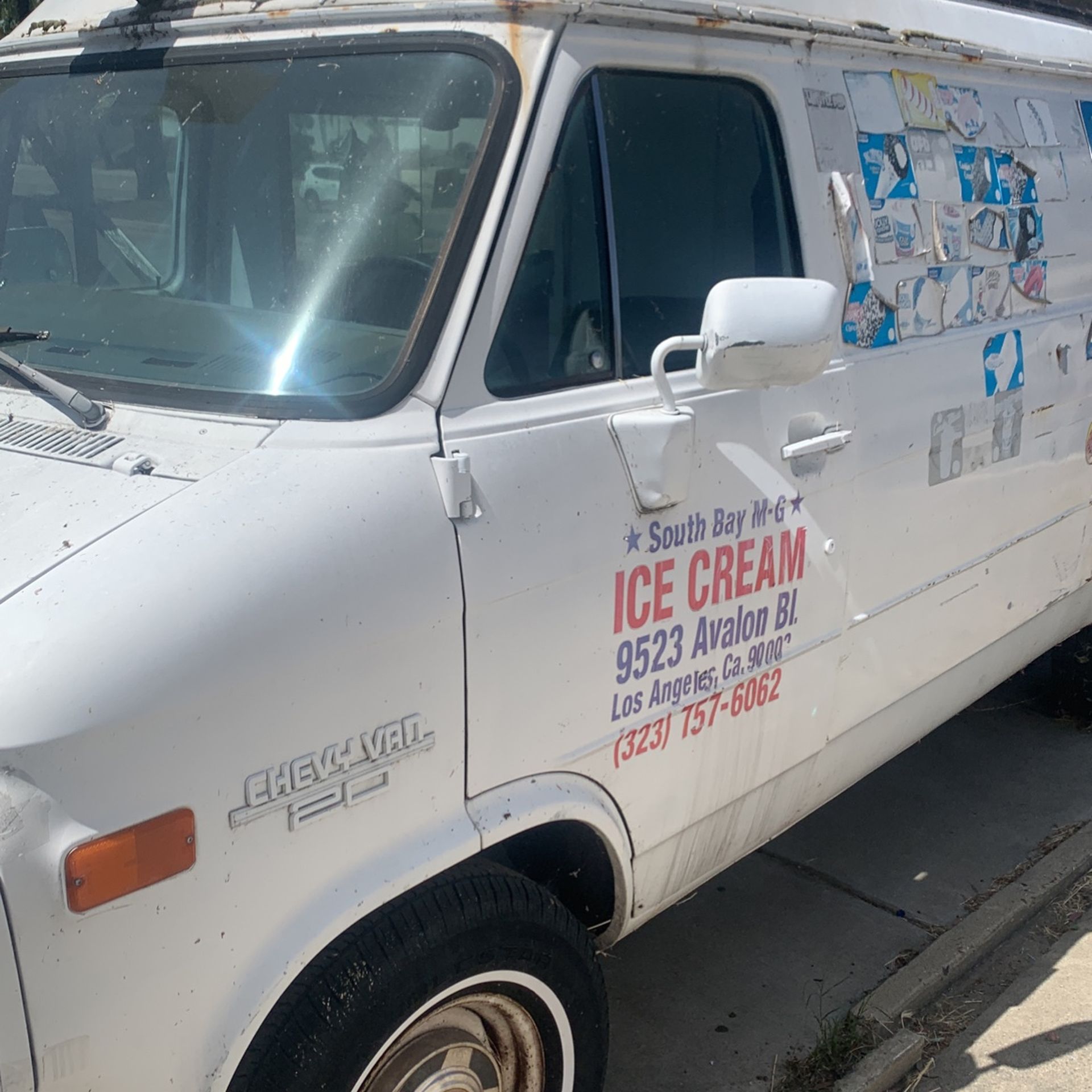 Sketchy White Van