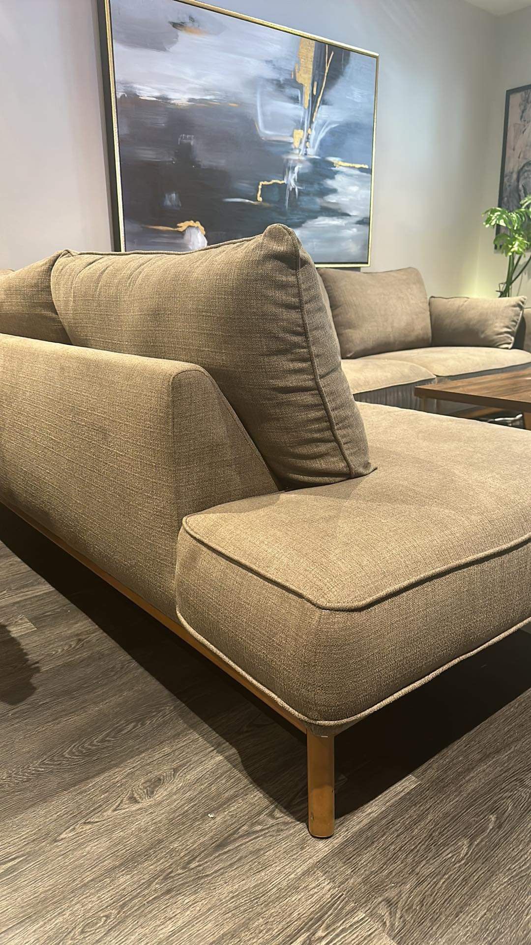 Macy’s Jollene 113" 2-Pc. Fabric Sectional Sofa (Slate) for Sale in ...