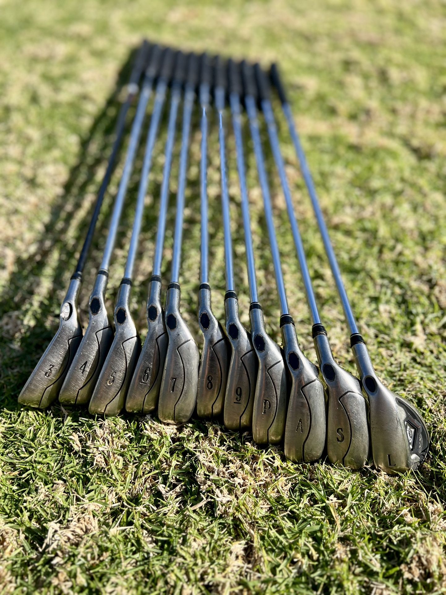Callaway Fusion Wide Sole Golf Irons And Wedges. Full Set Of 11 Clubs ...