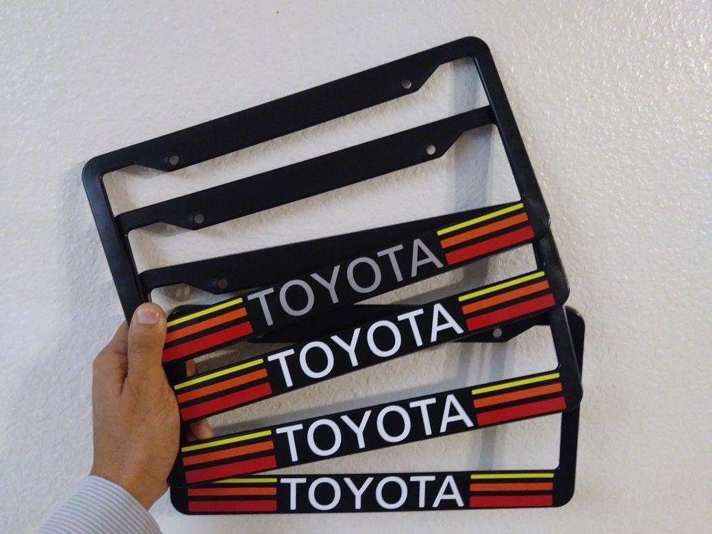 Toyota License plate frames for 4Runner Celica MR2 Pickup for Sale in ...