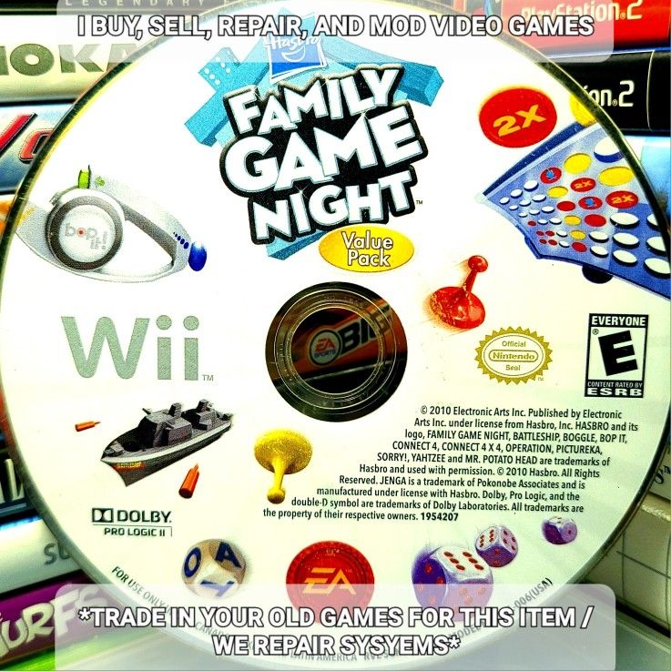Family Game Night Wii