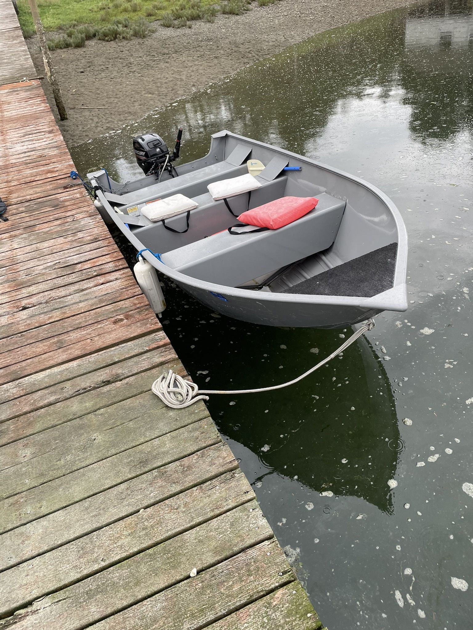 14’ Tracker Boat/15 Hp Mercury Engine for Sale in Anderson Island, WA ...