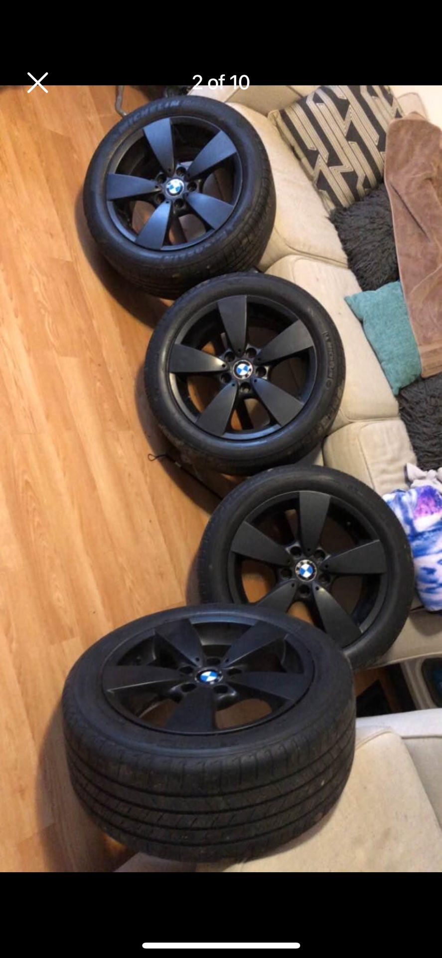 17” BMW Rims And Tires 5x120 Bolt Pattern for Sale in Chicago, IL - OfferUp