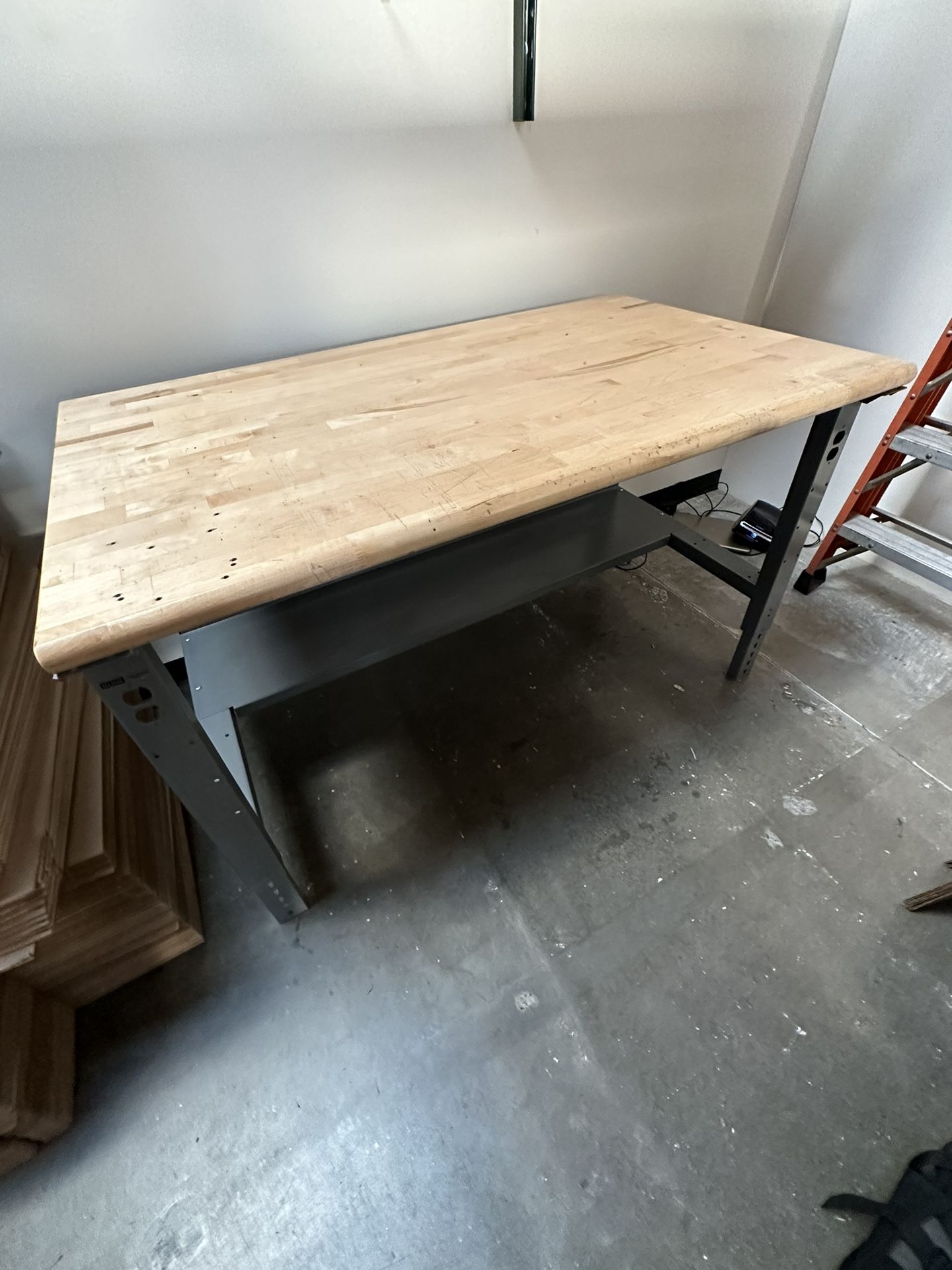 Industrial Packing Table / Work Bench - Maple Top for Sale in Fountain Valley, CA - OfferUp
