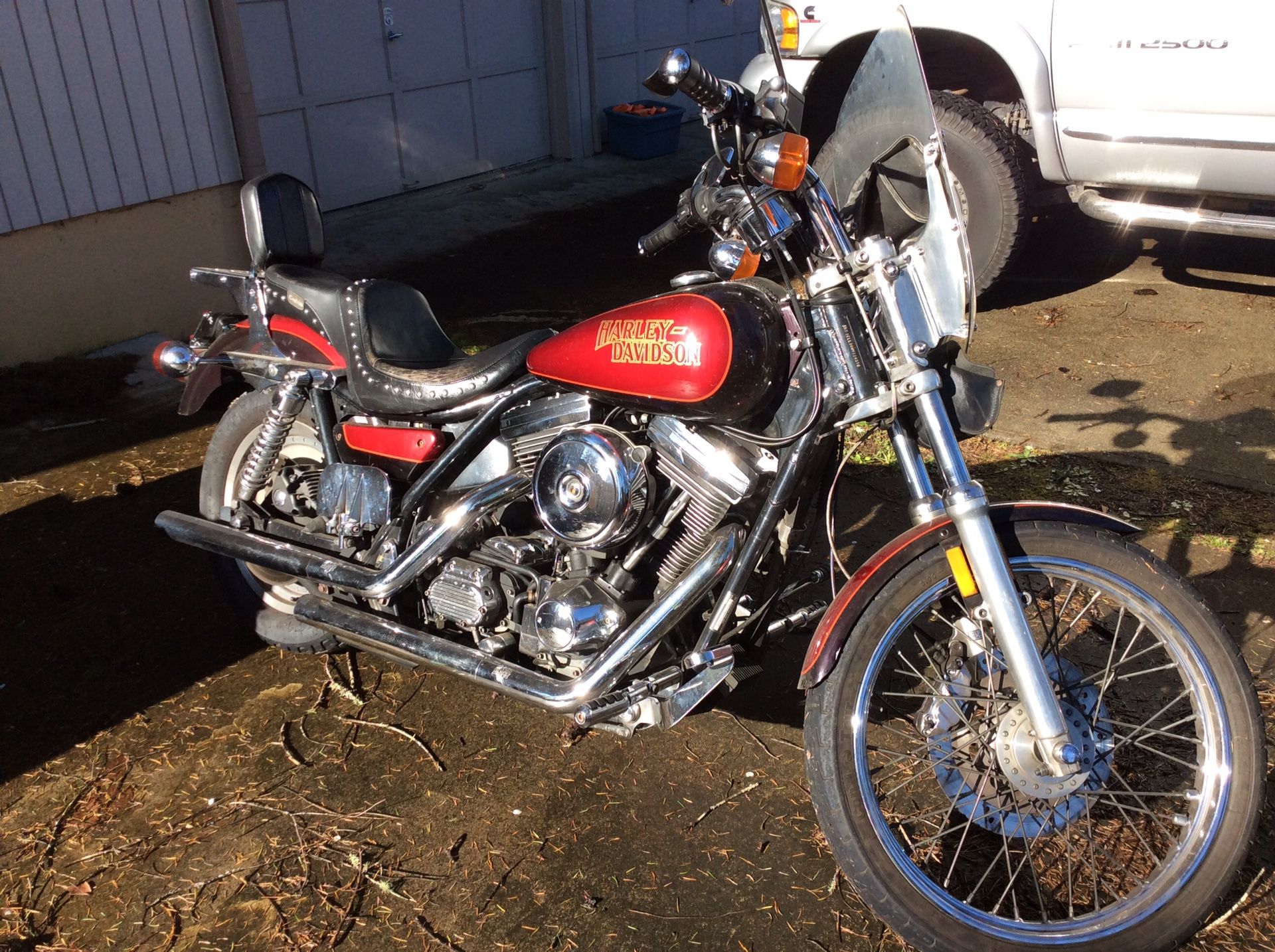 1987 FXLR Harley Davidson 10th anniversary ed.. Clean, well maintained ...