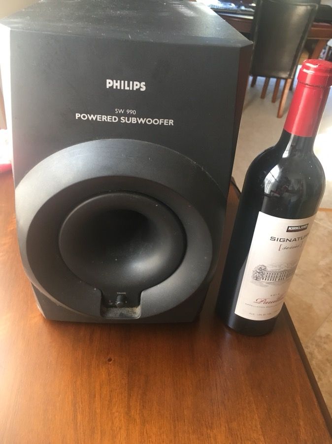 Philips SW 990 Digital Surround Sound Sytem 6.5" 75 watt for Sale in ...