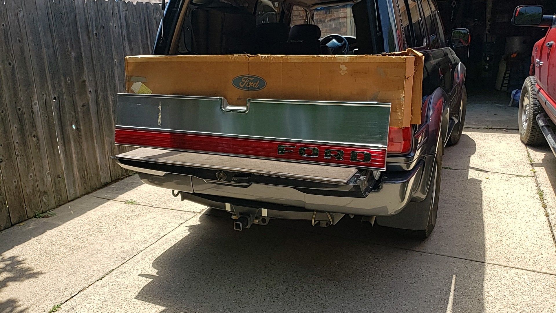 1985 1986 Ford XLT Lariat Tailgate F150 F250 F350 Trim Panel for Sale ...