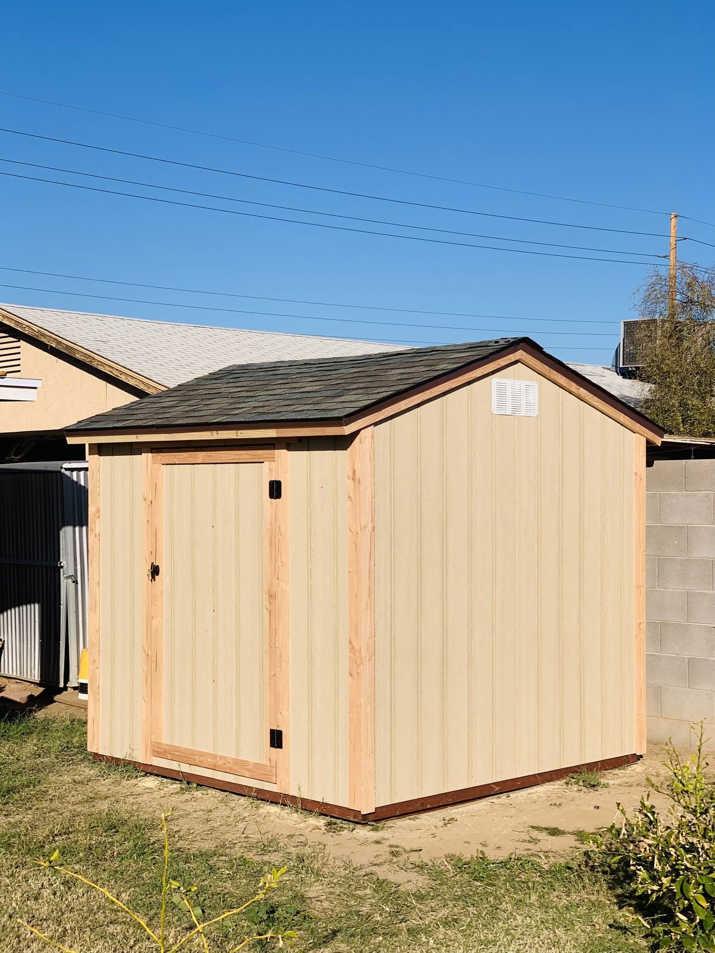 8x8 Wood Storage shed (HOA Approved) for Sale in Phoenix, AZ - OfferUp