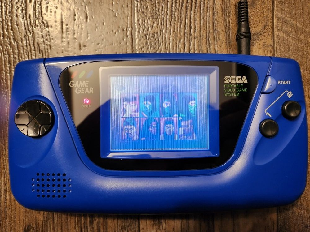 Blue Game Gear New Screen + Recap Sega CDX Genesis 32x cd console ...