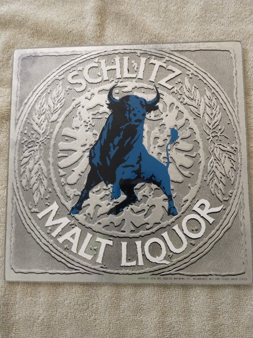 Schlitz Beer Bull