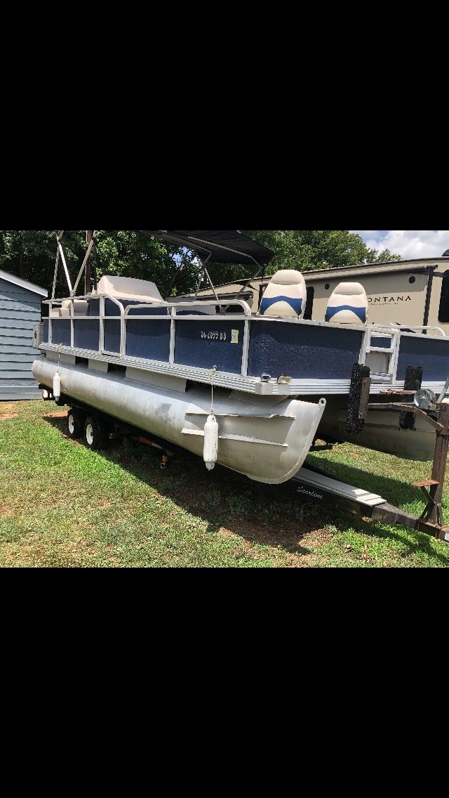 pontoon boat motor, trailer (lake ready) reduced for quick sale for ...