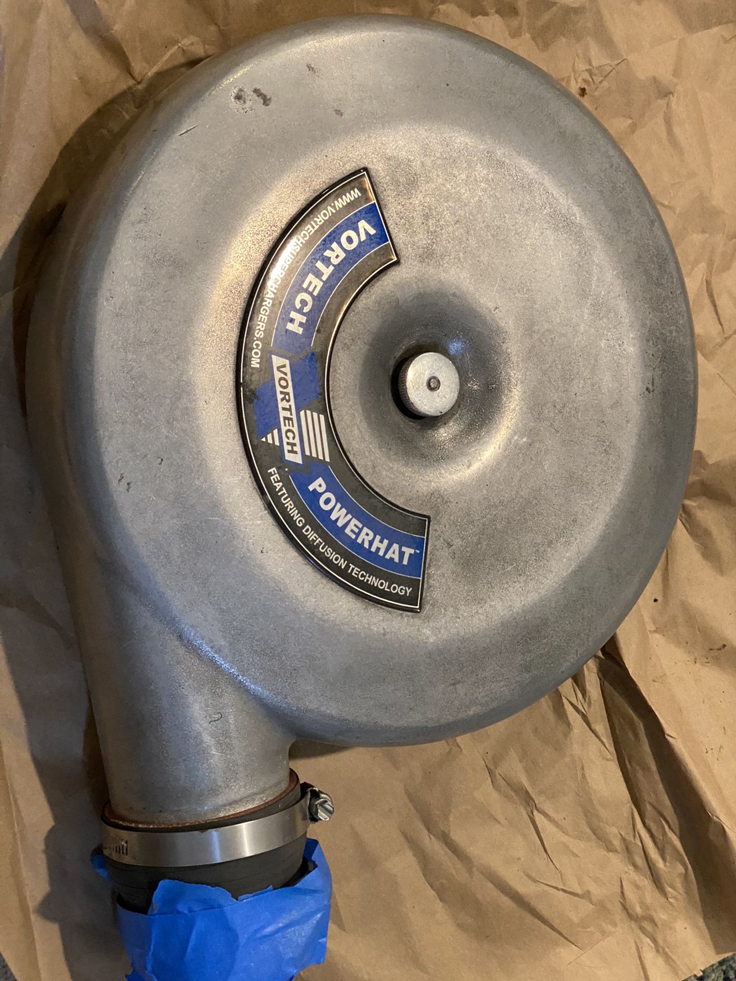 SBC Vortech V-1 supercharger kit w/ blow thru carb & intake manifold ...