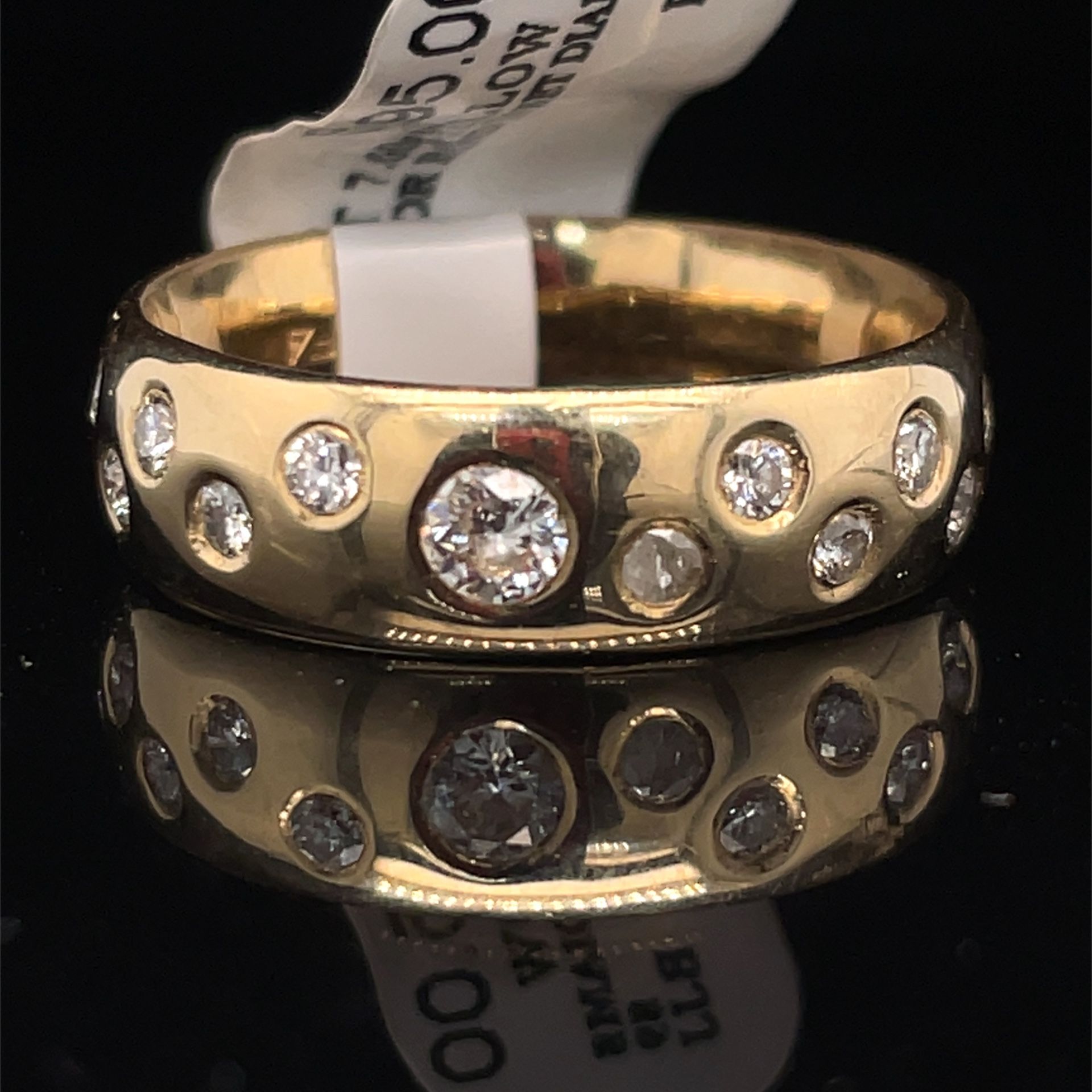 14KT Yellow Gold Diamond Ring 7.60g Size 9 164709/11 for Sale in ...