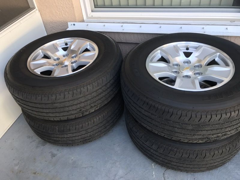 17 inch Chevy Silverado Factory Wheels & Tires for Sale in Orlando, FL ...