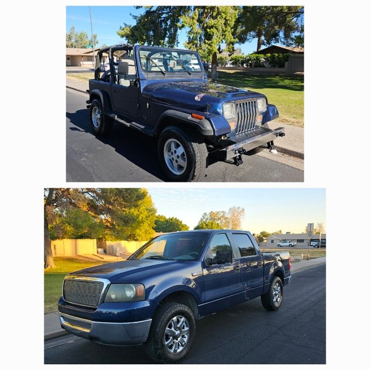 Ford F150 And Jeep Wrangler For Sale for Sale in Mesa, AZ - OfferUp