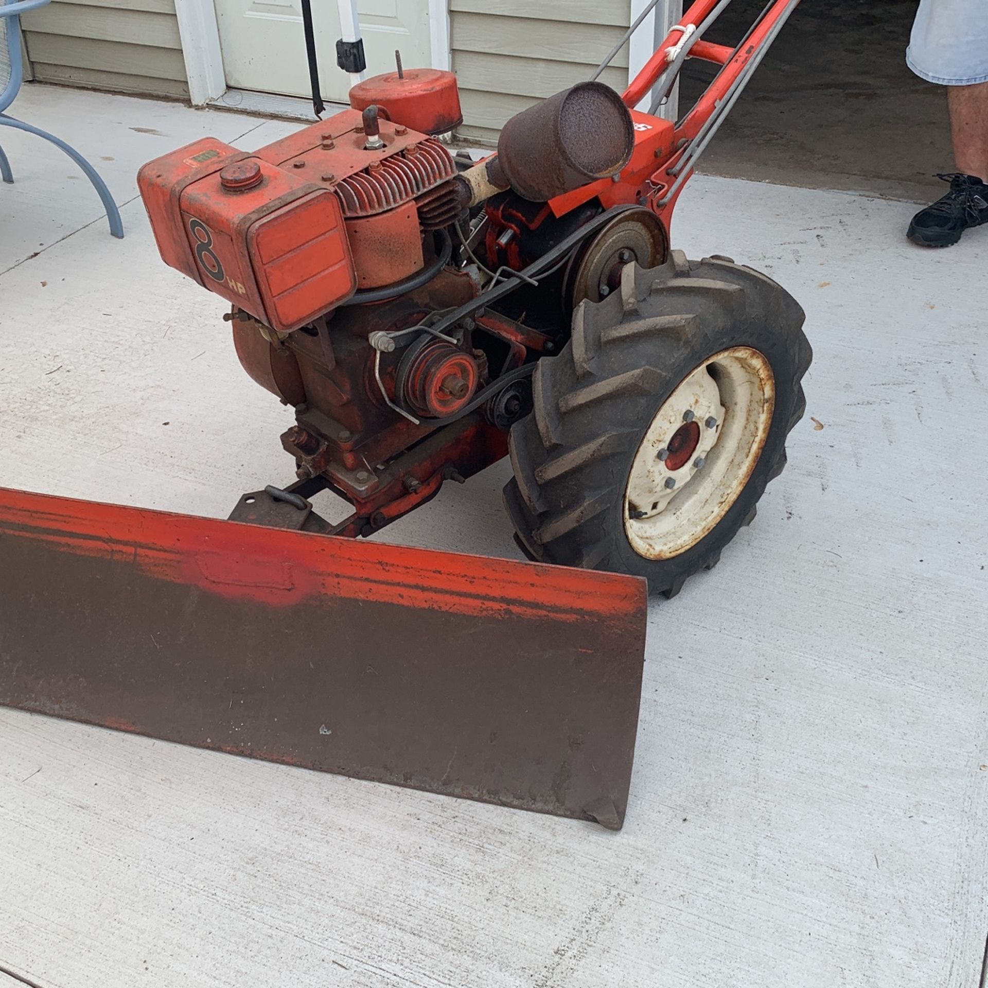 Simplicity Walk Behind Tractor With Snow Blade And B&S 8HP for Sale in ...