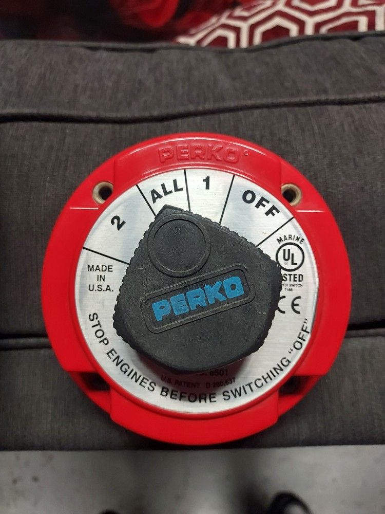 Marine Perko Switch And Battery Cable for Sale in Stockton, CA - OfferUp