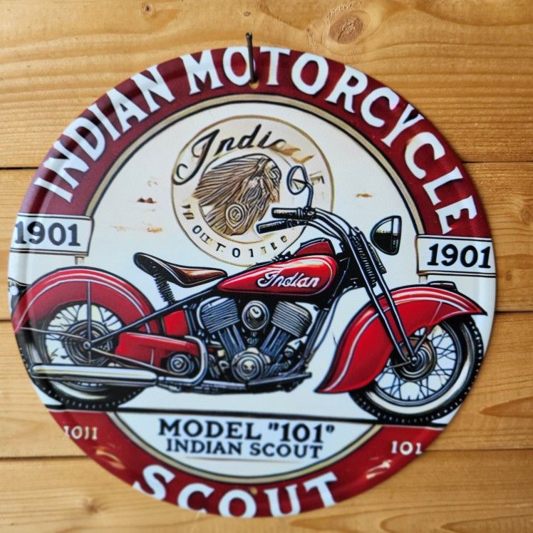 Indian Motorcycle Metal Sign 8" for Sale in La Mesa, CA - OfferUp