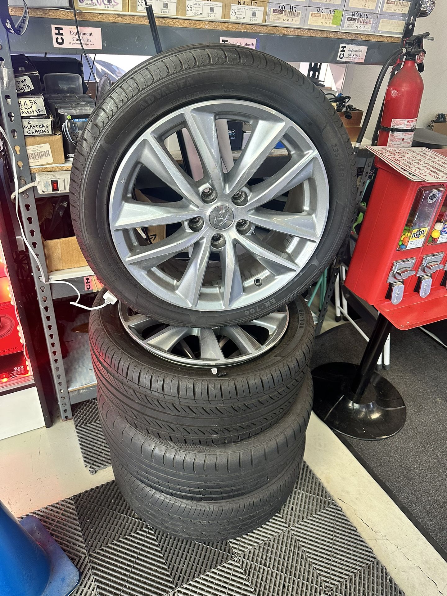 Tires And Rims Nissan Infinity for Sale in Costa Mesa, CA - OfferUp