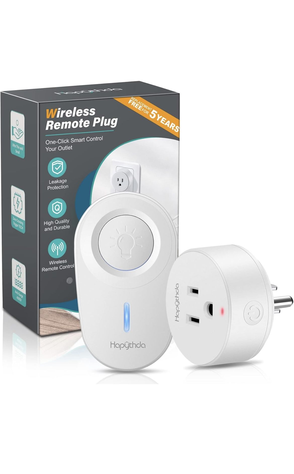 New Open Box Remote Control Outlet, 15A/1500W, 500 Feet RF Range Remote ...