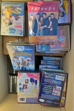 Huge Sale !!! Warehouse liquidation !!! Tons of dvd books and clothes ...