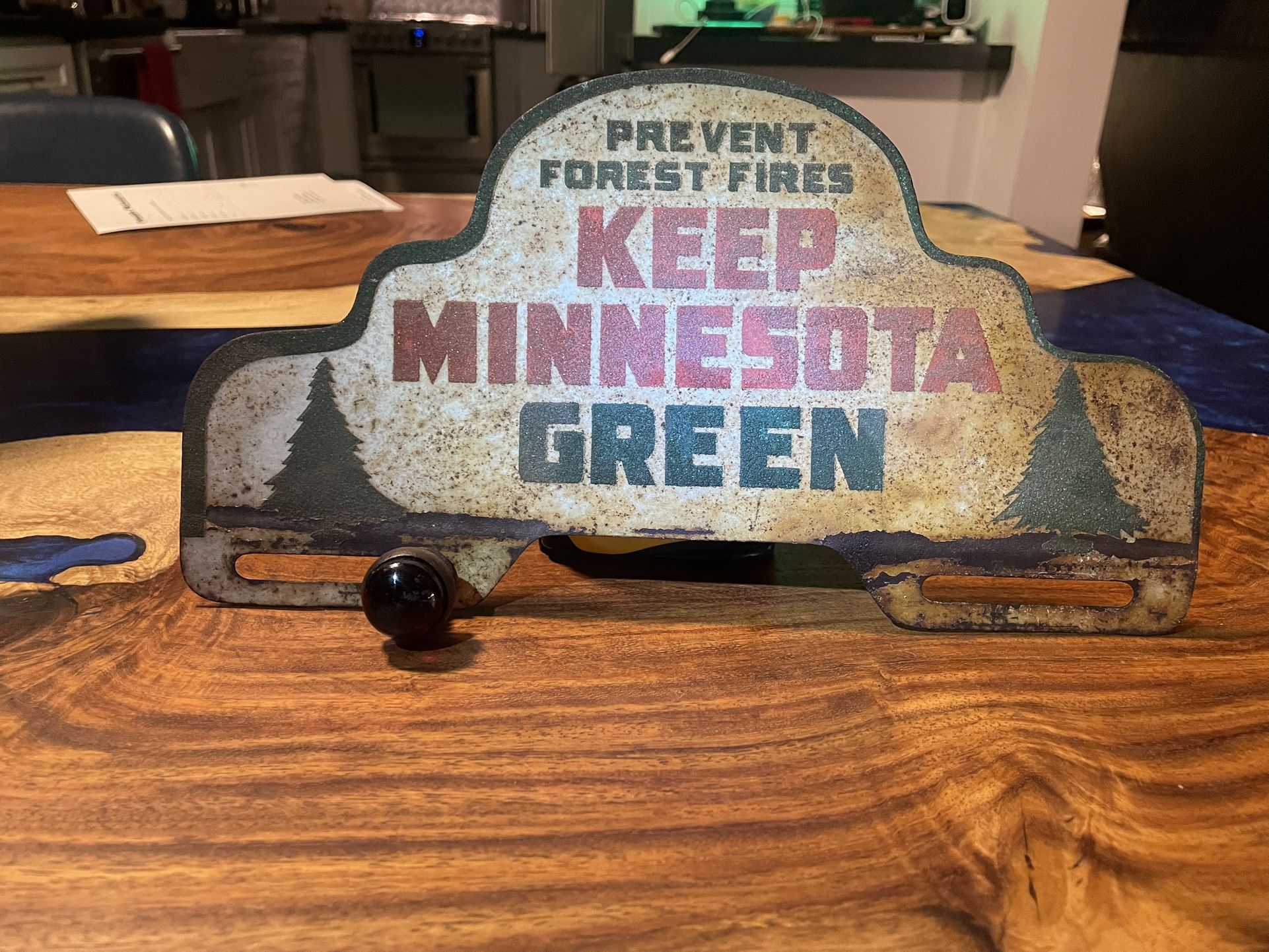 Prevent forest fires: Keep Minnesota Green license plate topper. for ...