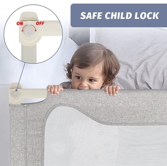 California King Mattress Toddler Bed Rails, Bed Guard Rail for Toddlers ...