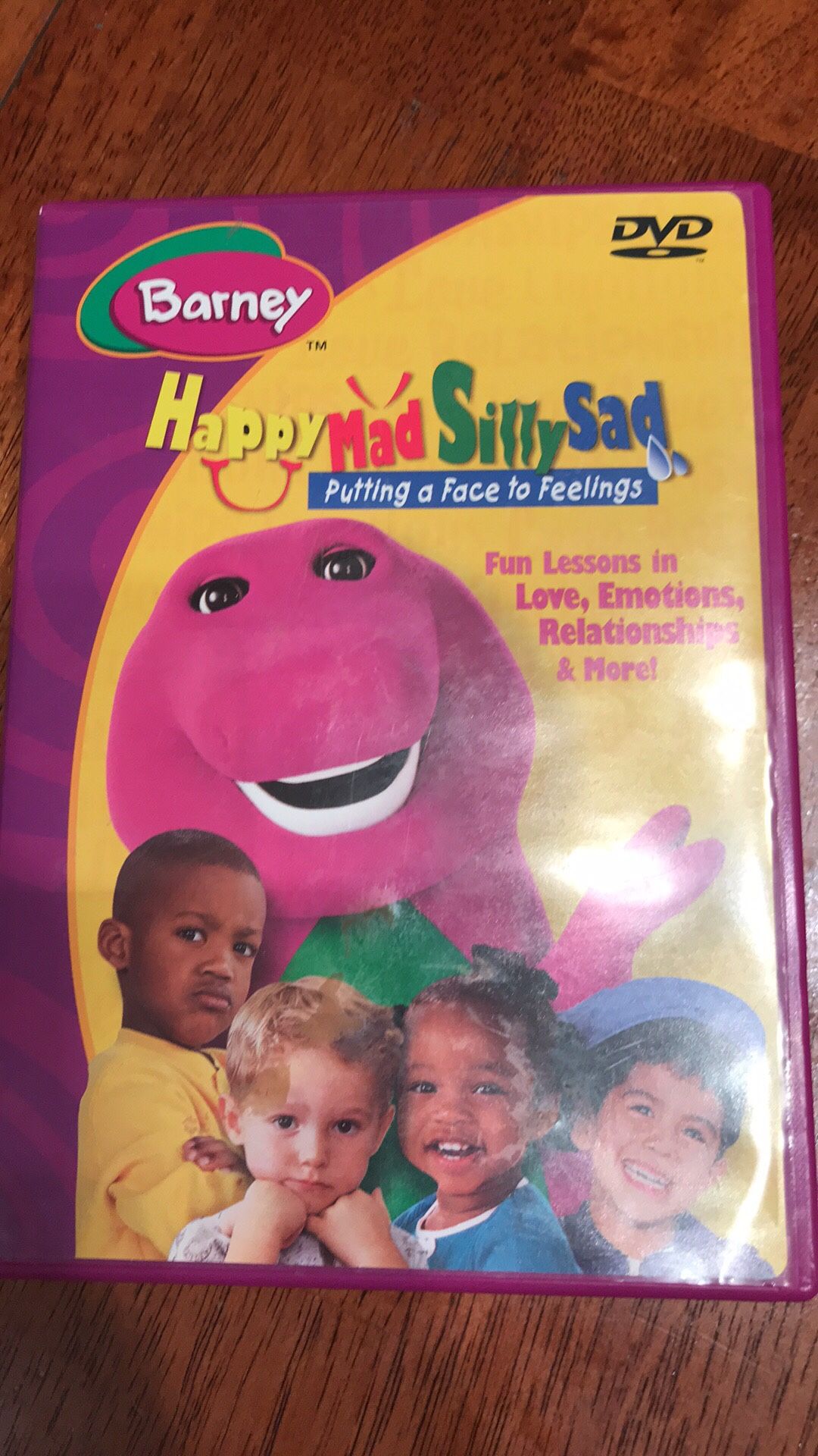 Barney Happy Mad Silly