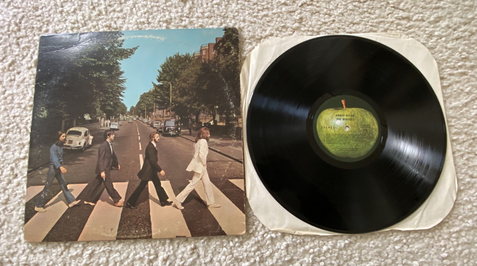The Beatles “Abbey Road” Vinyl Lp 1969 Apple Records Original ...