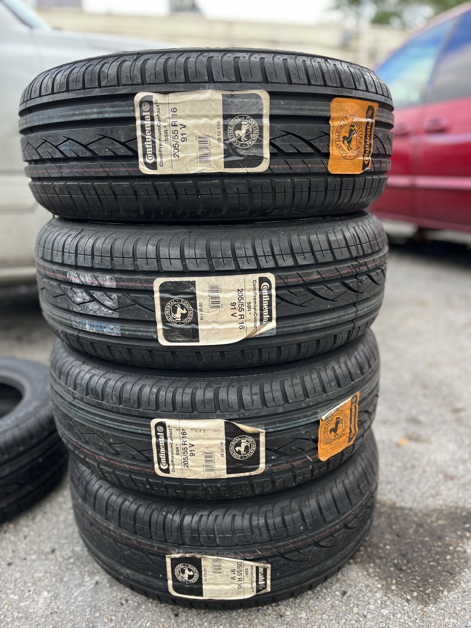 Continental Set 205/55R16 for Sale in Oakland Park, FL - OfferUp