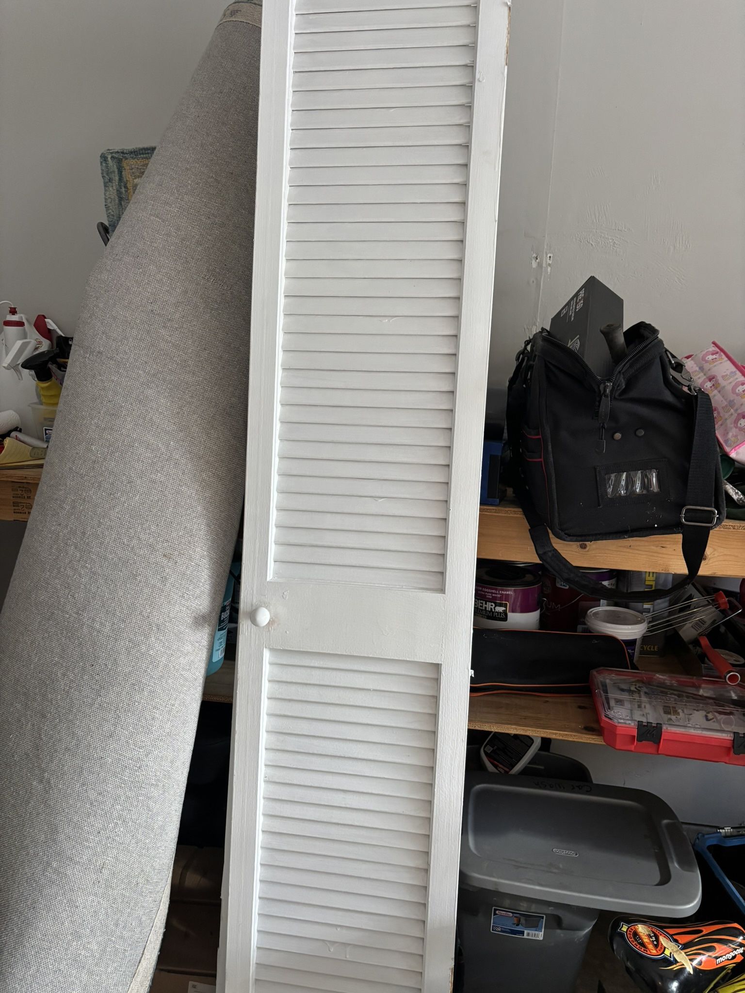 Two White Louver Doors for Sale in San Antonio, TX - OfferUp