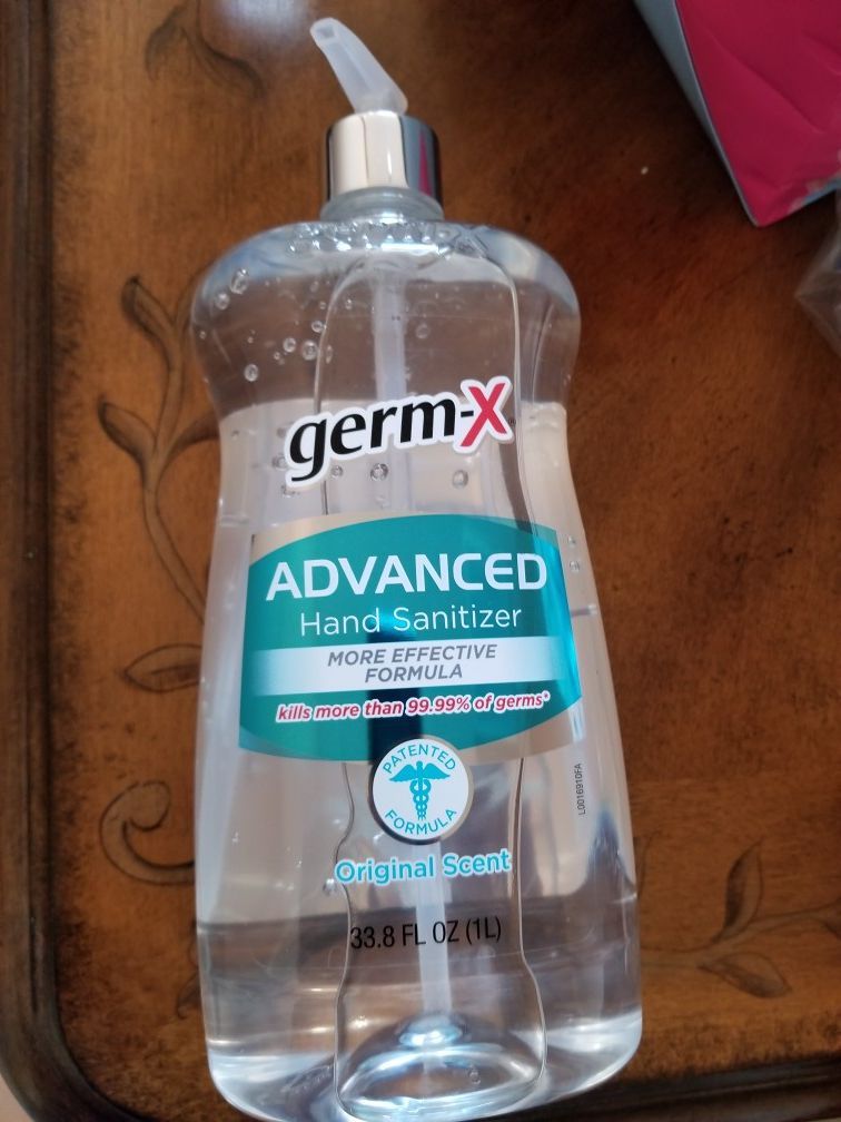 Germ-x Advanced Hand Sanitizer 33.8 FL OZ for Sale in Round Rock, TX ...