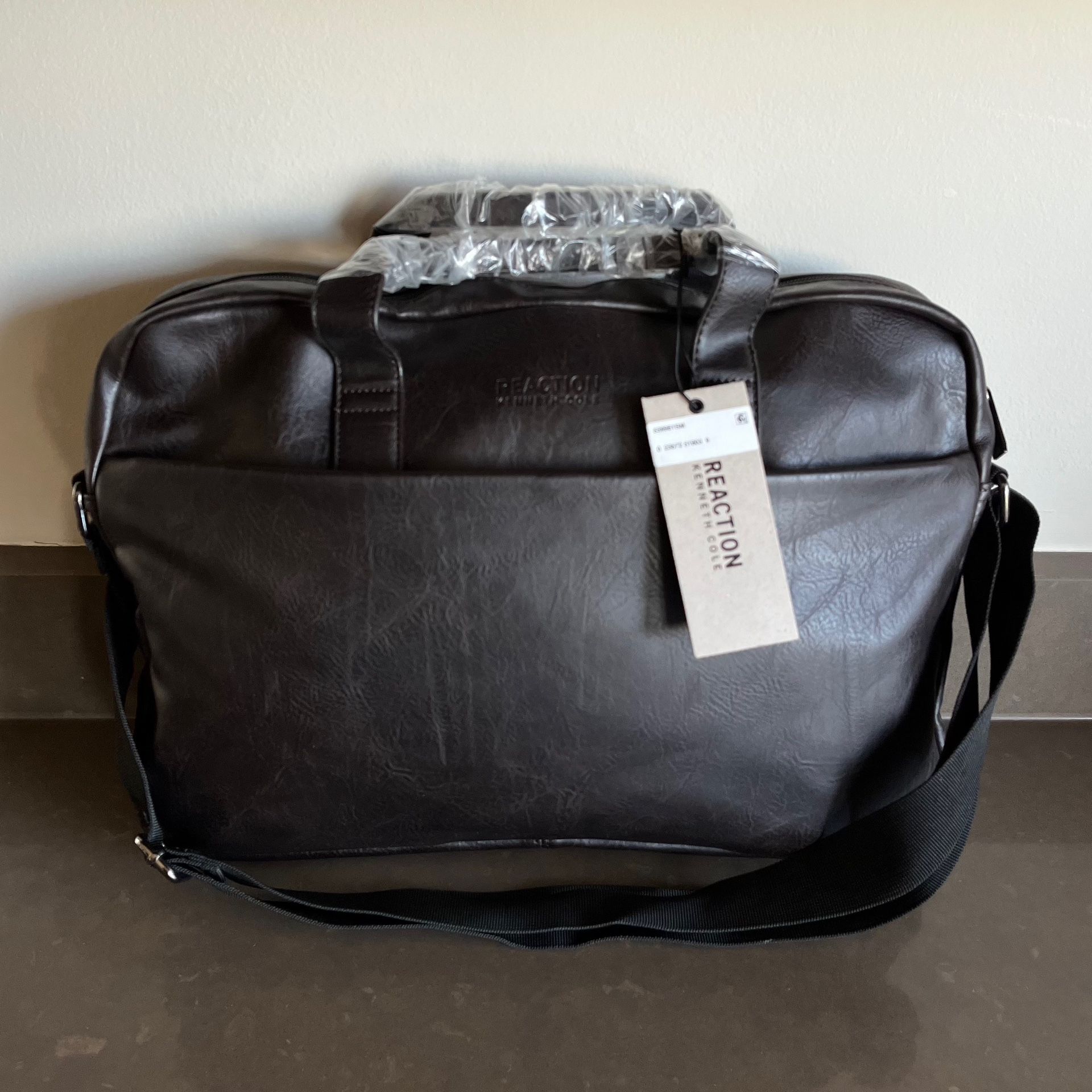 Brand New! Kenneth Cole Reaction Faux Leather Slim Port Stack Briefcase ...