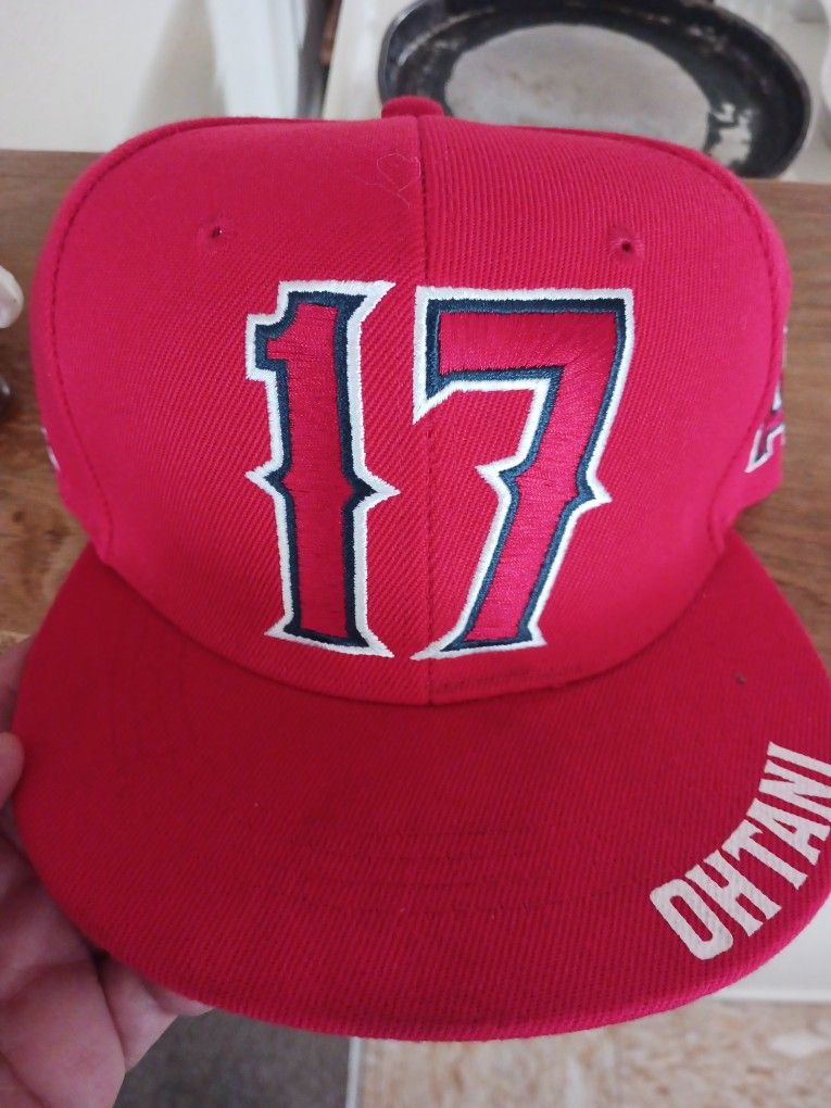 Shohei Ohtani Number 17 Exclusive Angel's Hat A Nice Touch Of Numbers ...