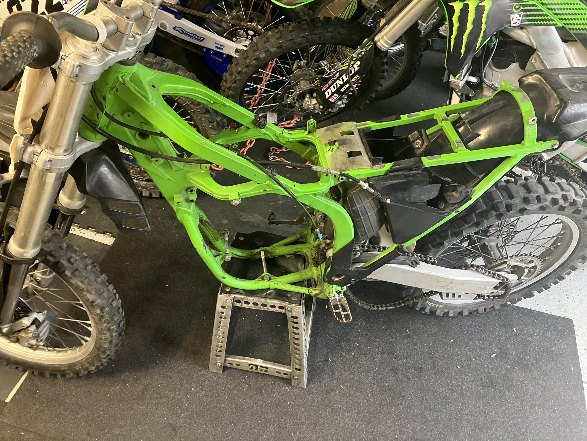 2000 Kawasaki KX250 Motocross Dirt Bike Rolling Chassis Kx 250 for Sale ...