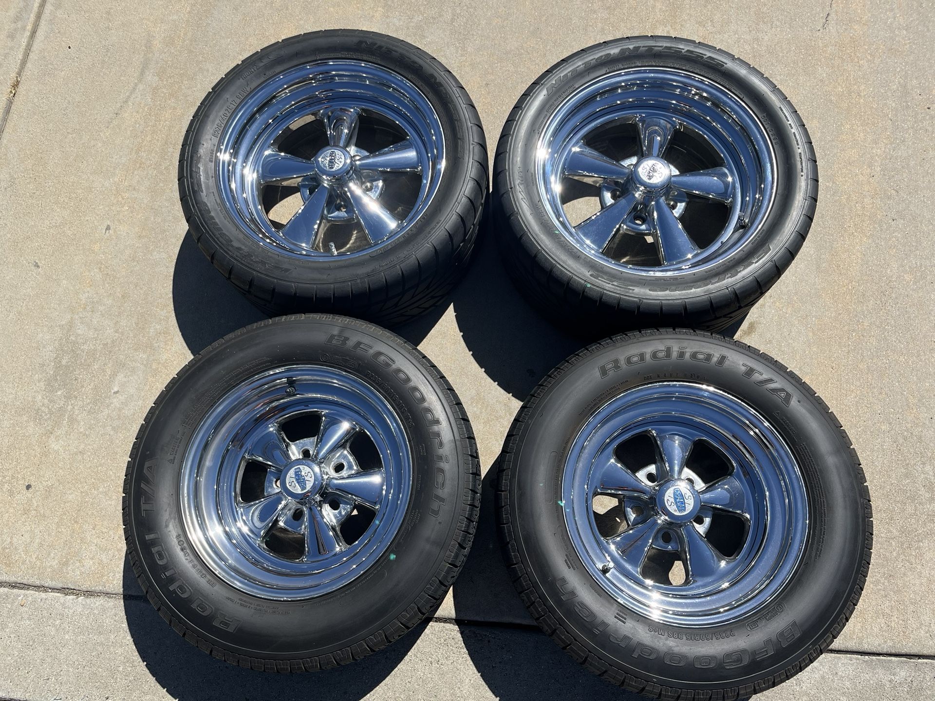 Cragar 5 Spoke Chrome SS Wheels - 5 Bolt Pattern for Sale in Alpine, CA ...