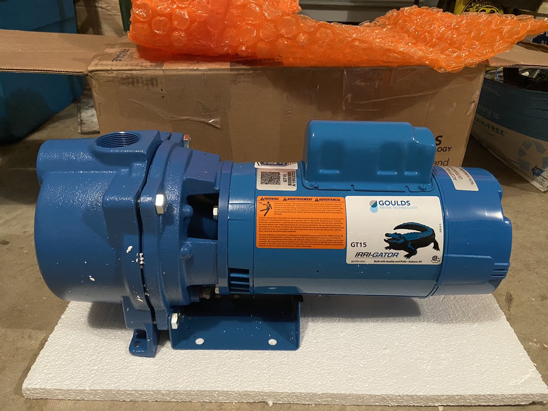 Sprinkler Pump 1 1/2 hp Gould’s IRRI-GATOR for Sale in Venice, FL - OfferUp
