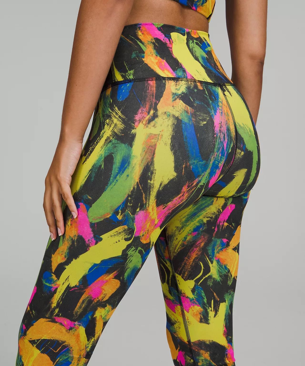 Lululemon Wunder Train HR Tight 25" NWT Size 8 (UNBM) Undertone Black ...