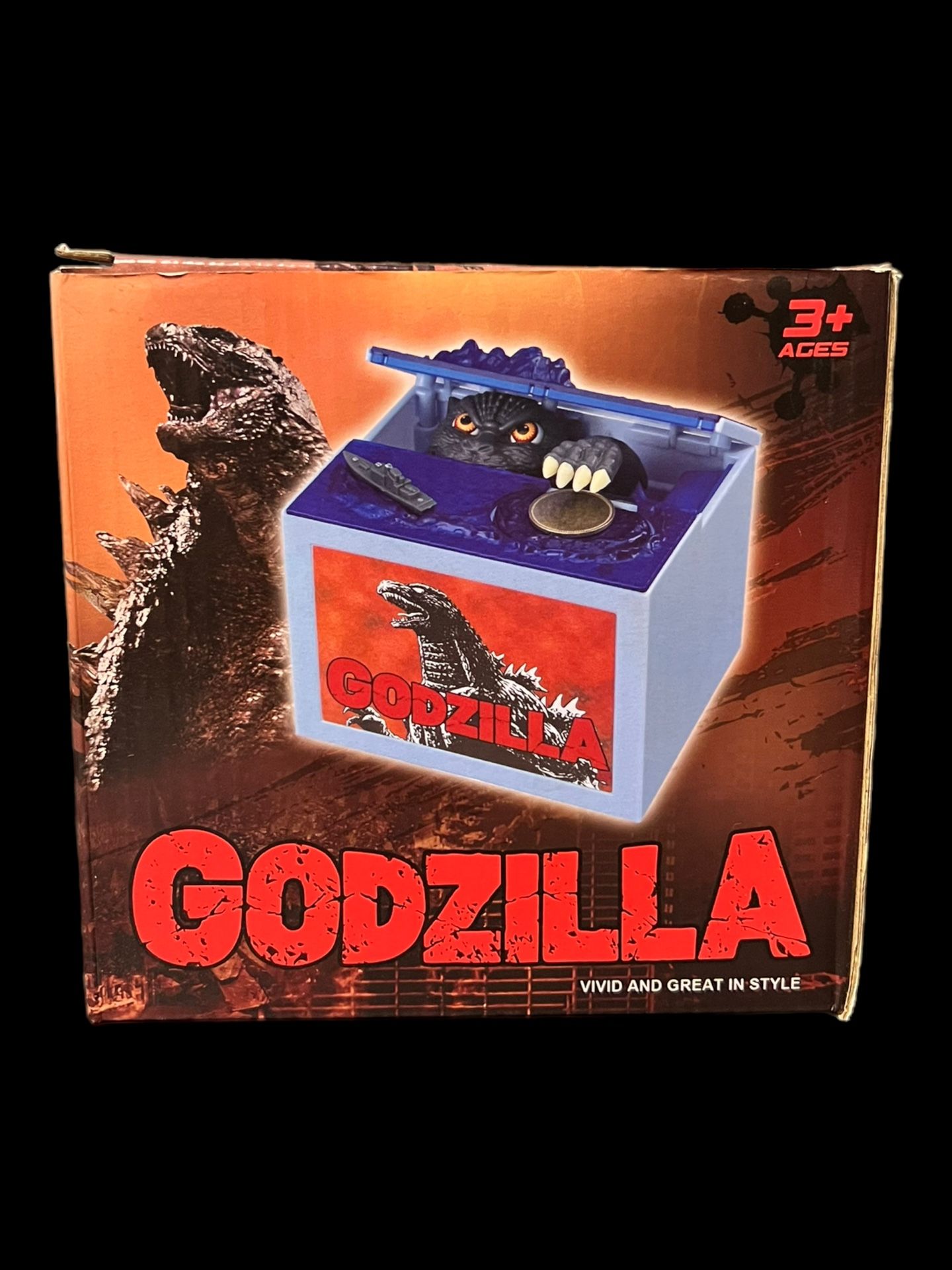 Godzilla Piggy Bank Money Box Monster Coin Bank Container Savings Funny ...