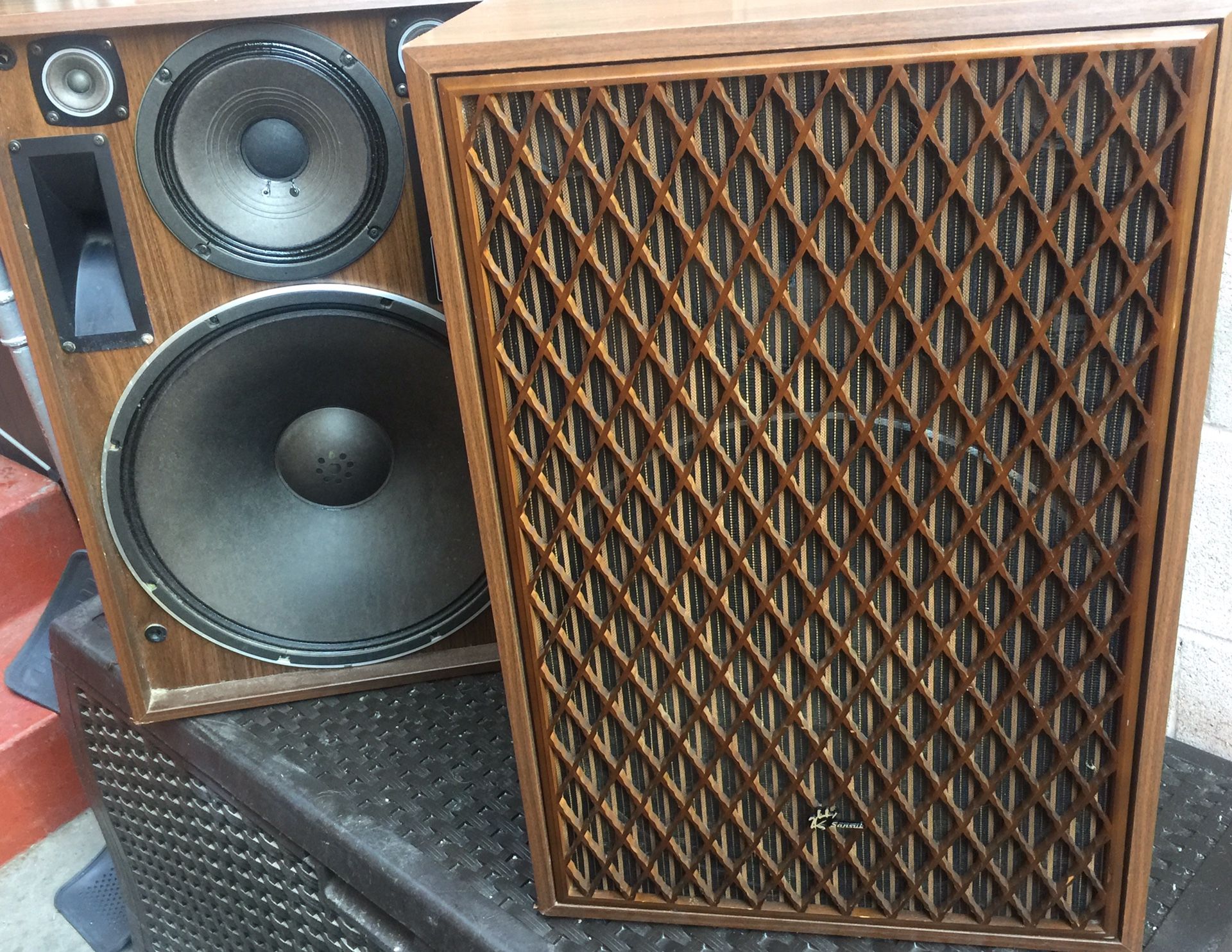 Vintage Speakers SANSUI SP-7500x 4 Way 5 Speaker System for Sale in San Diego, CA - OfferUp